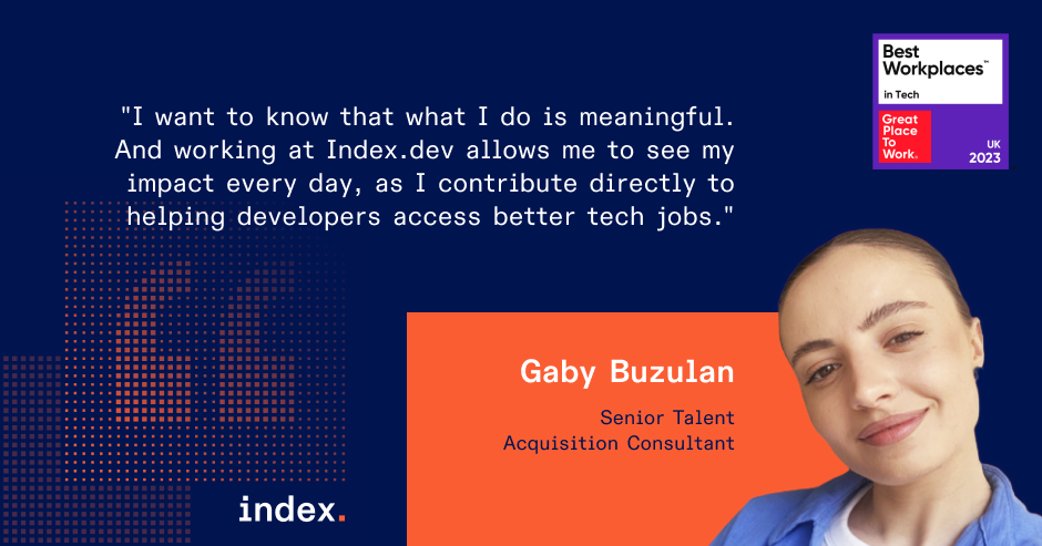 Index.dev is named one of the UK’s Best Workplaces in Tech™ industry