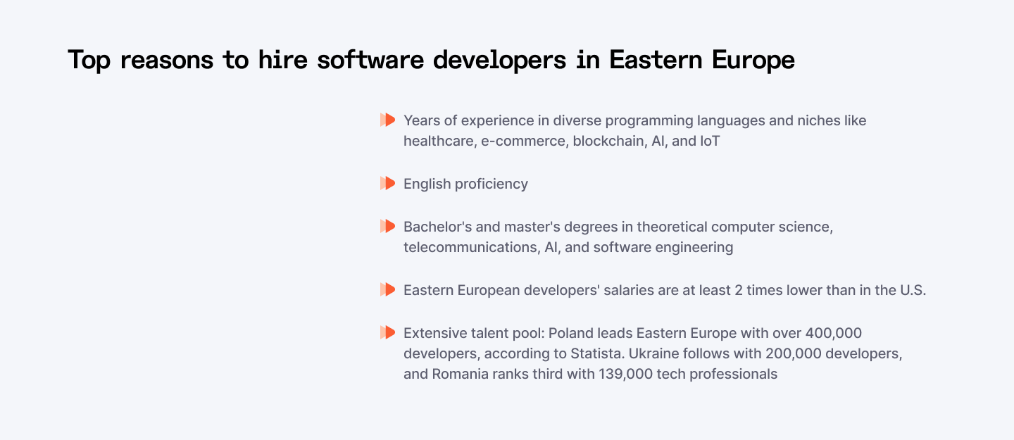 Best Eastern European Countries for Software Development Outsourcing