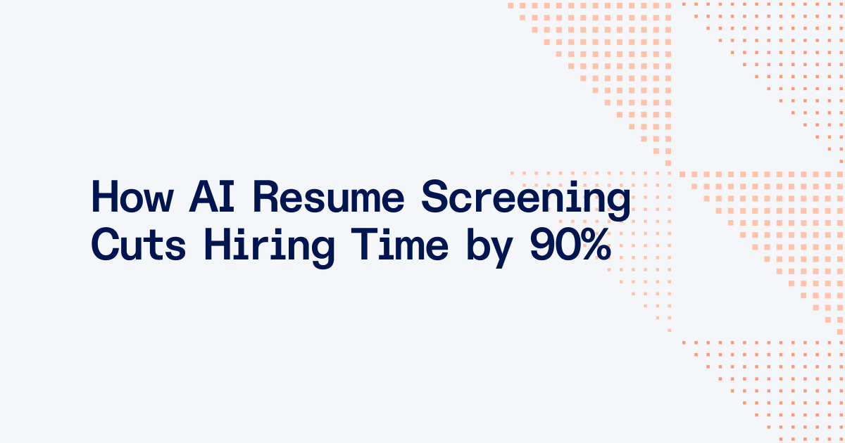 Scale Your Hiring with AI Resume Screening