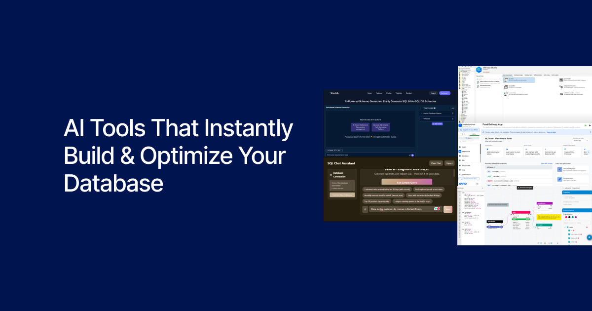 AI Schema Generator: Best AI for Database Design & Management 2025
