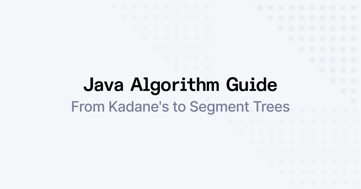 Essential Java Algorithms for Developers in 2026